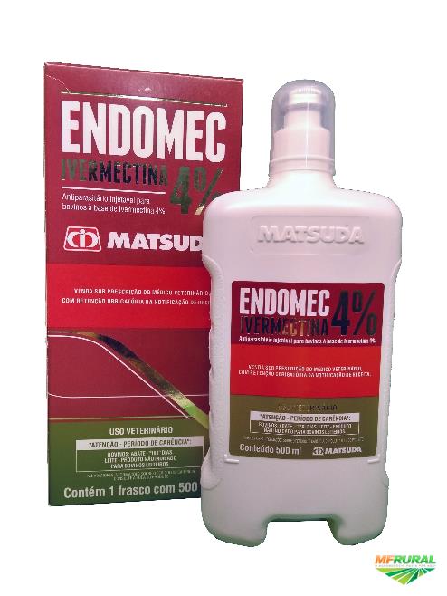 Vermifugo Endomec Ivermectina 4% Matsuda 500Ml em São José 333672