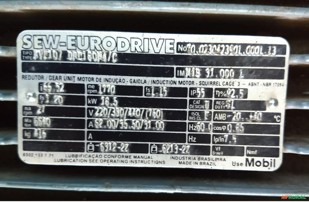 Redutor Motor | Preço Venda Compra - MF Rural