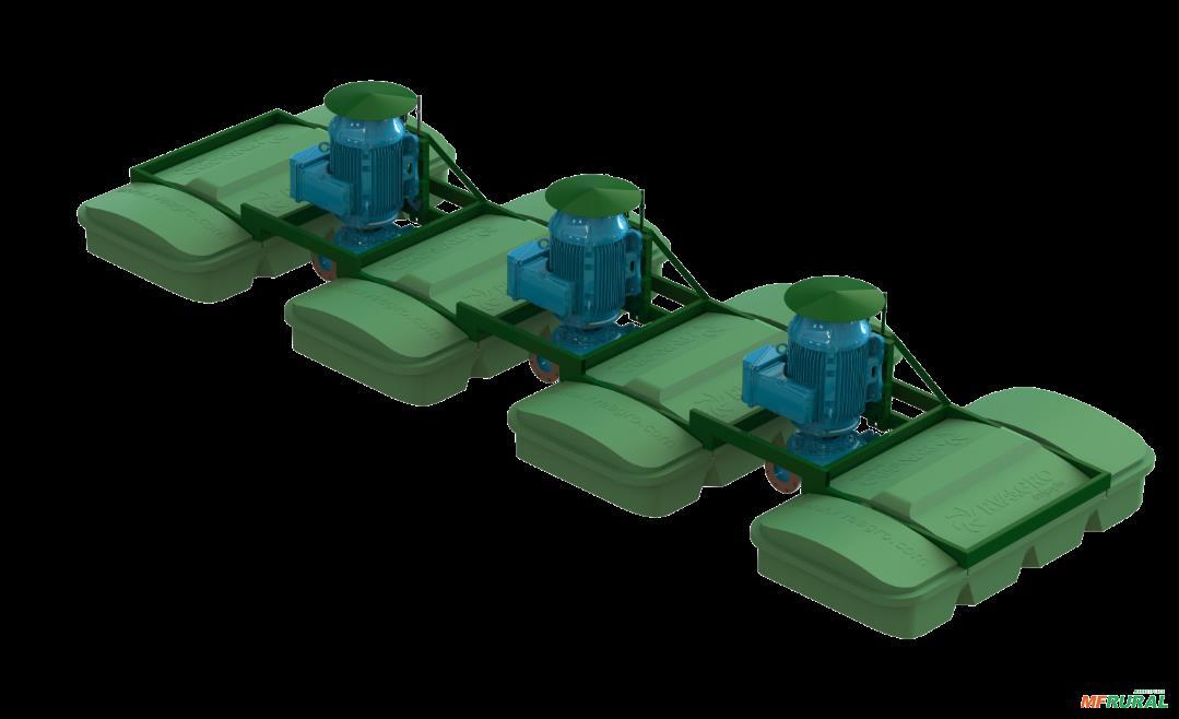Balsa - Flutuantes Verdes - 4 Flutuadores 3 Bombas em Missal PR 752783