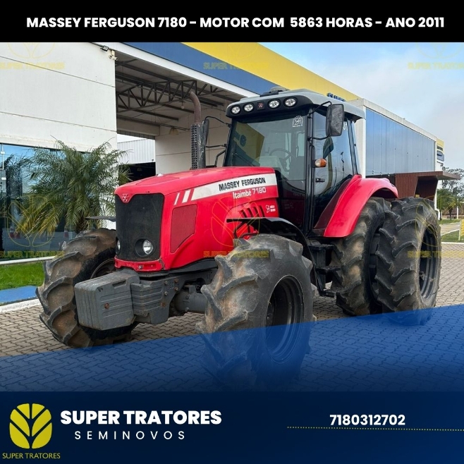 Trator Massey Ferguson 7180 à venda com preço Massey Ferguson