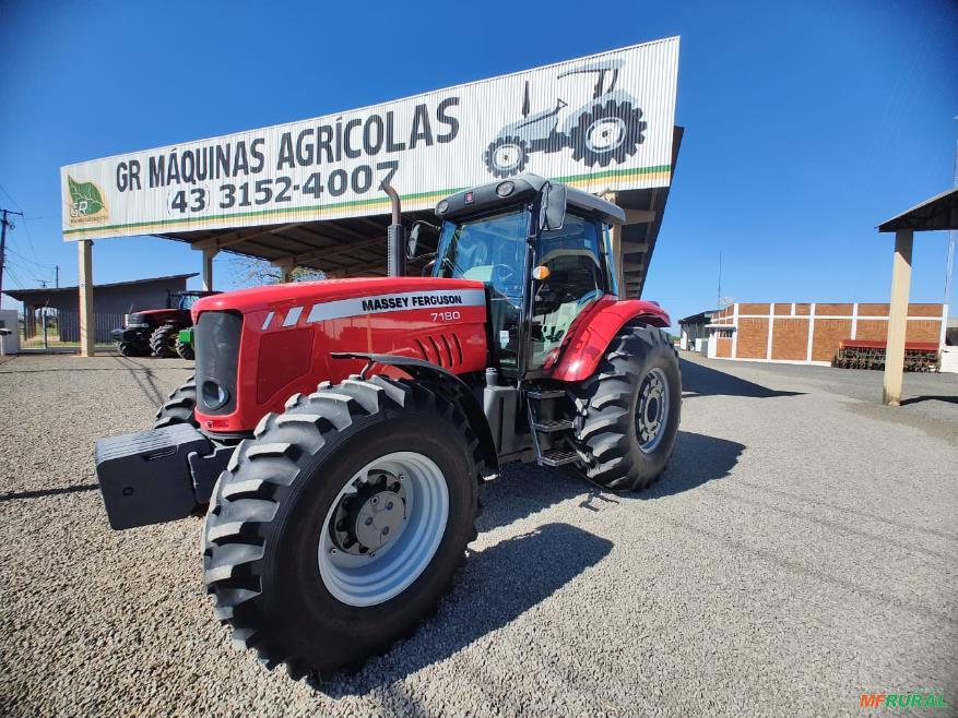 Trator Massey Ferguson mf 7180 Cabinado. em Arapongas PR à 789862