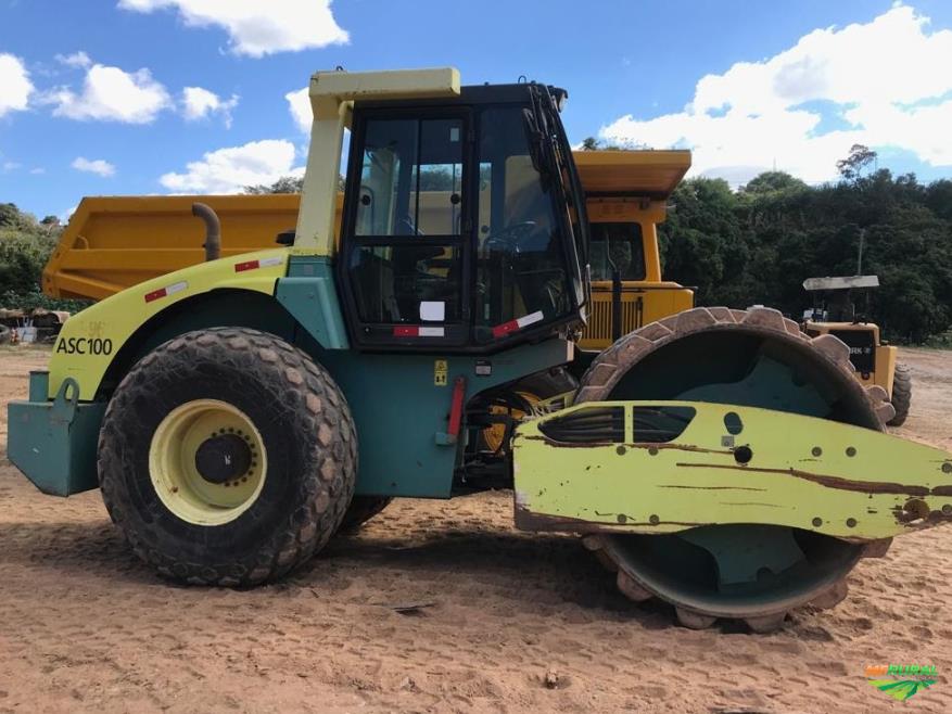 Rolo Compactador Ammann, Modelo Asc100 Pd, Ano 2012, Cabine 415915