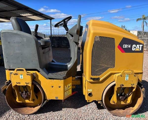 Rolo Compactador Liso Caterpillar Modelo Cb14 Ano 2013, Com 626009