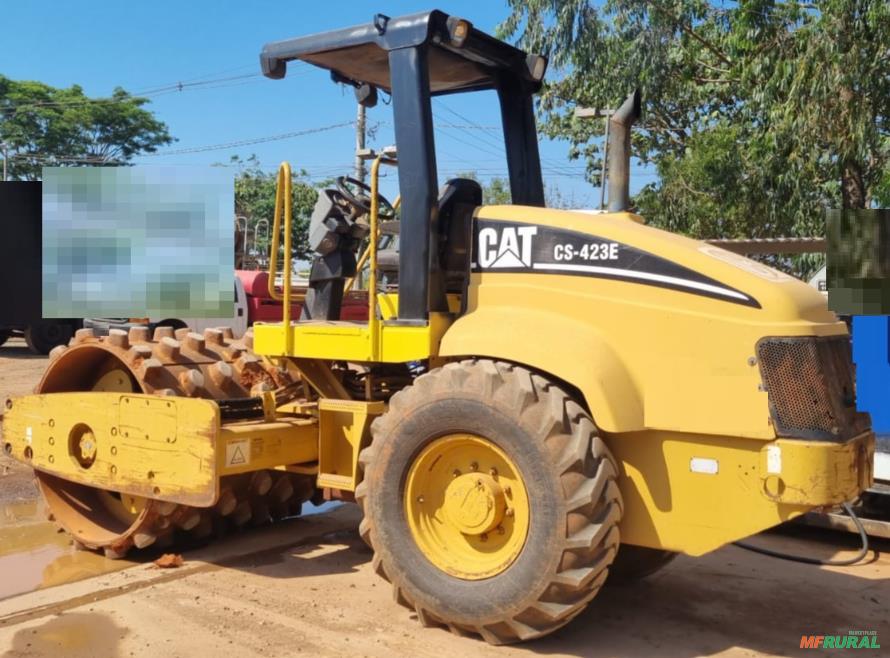 Rolo Compactador Caterpillar, Modelo Cs-423E Liso Com Kit Pata E 662496