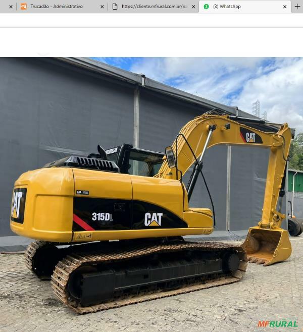 Escavadeira Caterpillar 315Dl Ano 2015, de Único Dono, nf De 674445