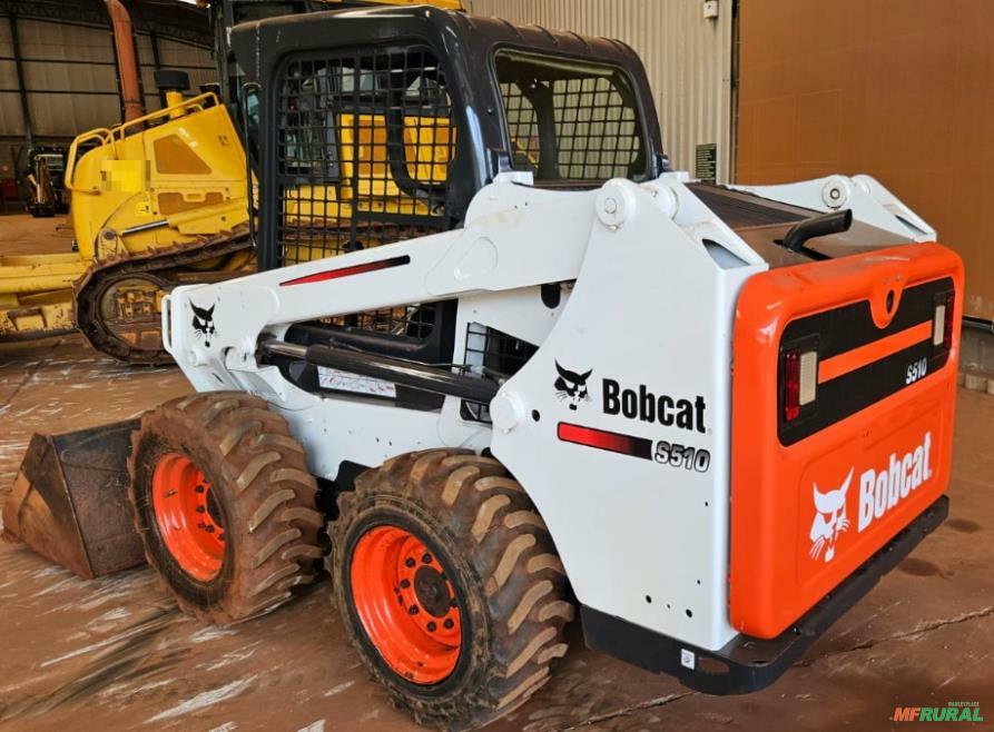 Mini Carregadeira Bobcat Modelo S510, Ano 2014, Com Alavanca, 722769