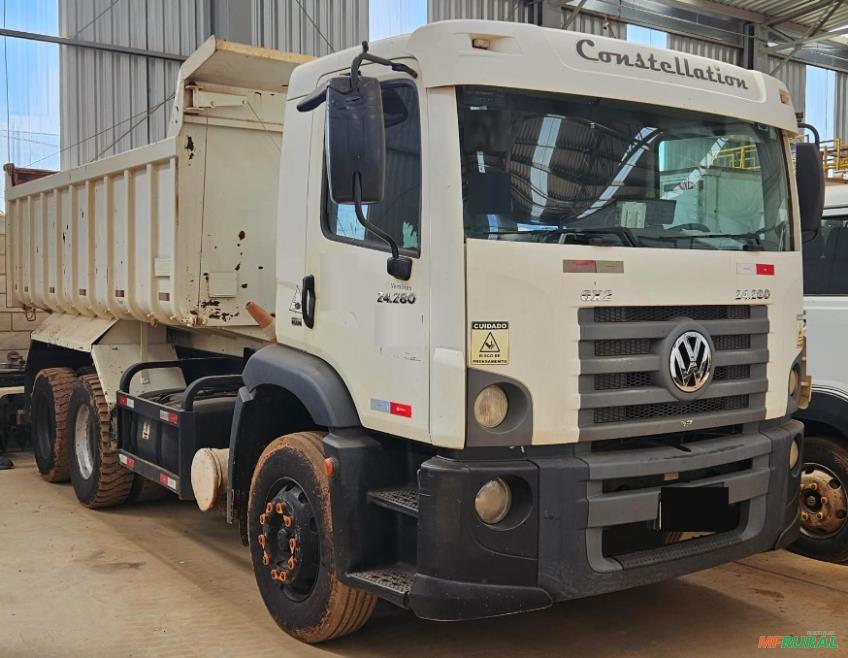 Caminhão Caçamba Volkswagen Constellation 24-280 Ano 2012, 757026
