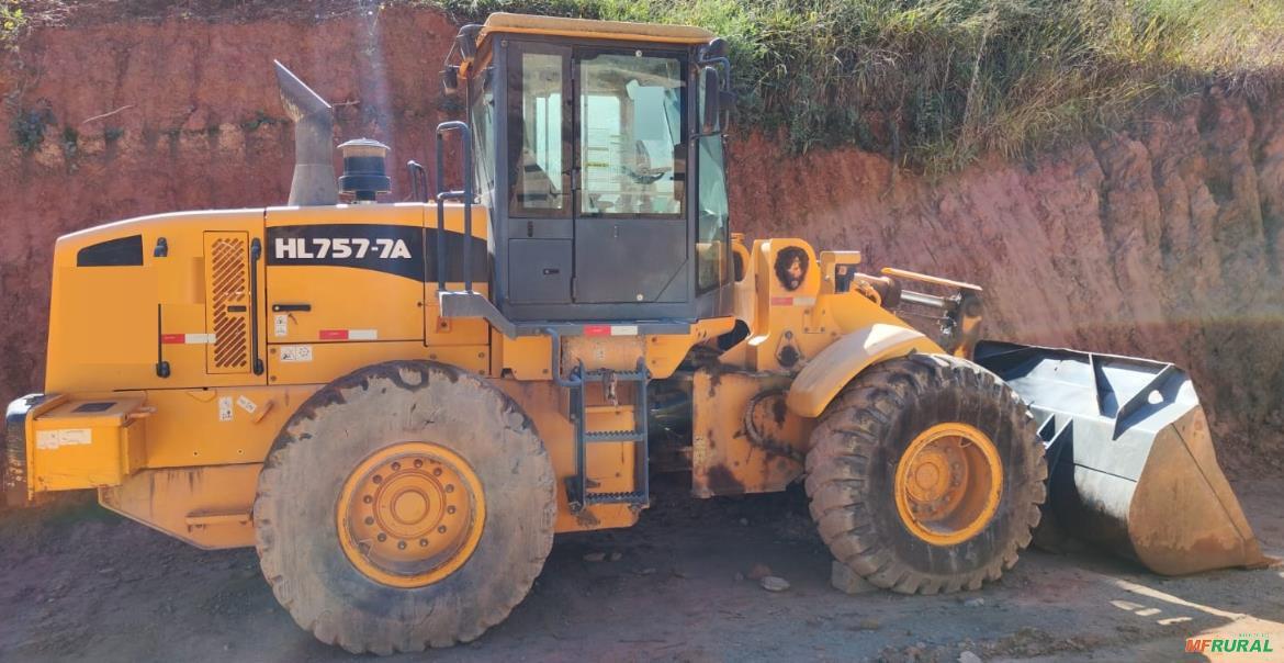 Pá Carregadeira Hyundai, Modelo Hl757-7A, Ano 2014, Com 11.170Hs 785635