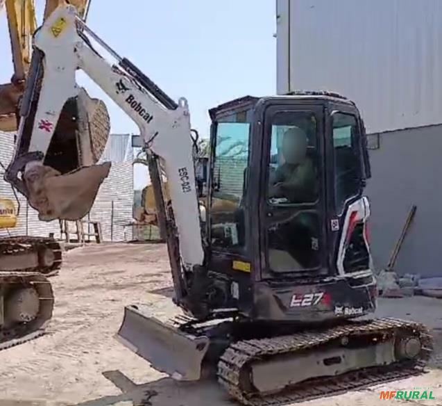 Mini Escavadeira Bobcat, Modelo E27z, Ano 2021, Único Dono, nf 820317