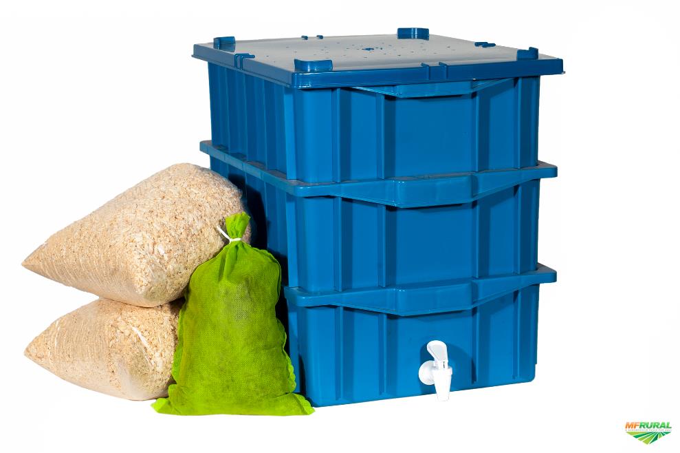 Composteira Azul | Preço Venda Compra - MF Rural