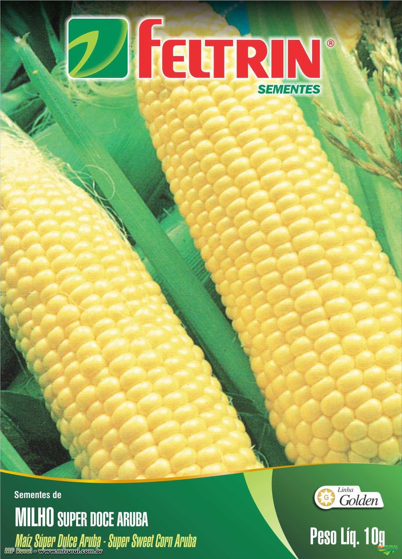 Sementes de Milho Super Doce Aruba 10G - Feltrin Linha Golden em 310597