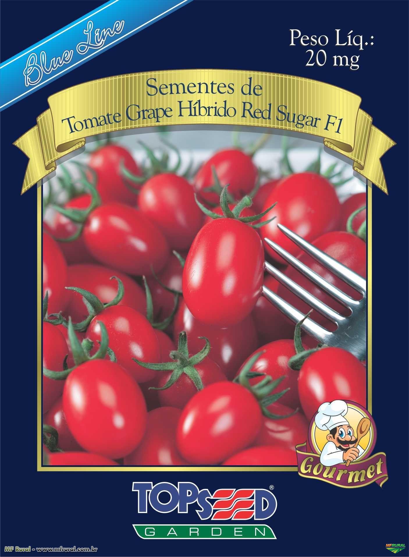 Sementes de Tomate Grape Híbrido Red Sugar F1 20Mg - Topseed 311458