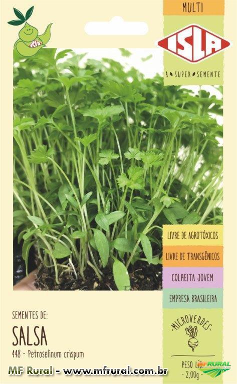 Sementes de Salsa Lisa Microverdes 2G - Isla Multi em Salto 357094