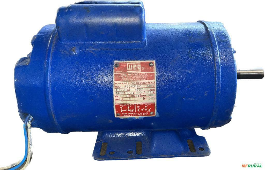 Motor Elétrico 1,5 cv 1,5 hp Monofásico Weg Eberle 3500 Rpm 2 804208