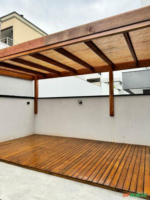 Pergolado de Madeira Cumaru = Deck de Pinus Tratado em Mogi das 806978
