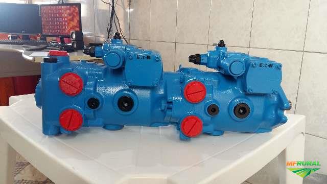 Bomba Hidráulica Dupla de Pistão Varíavel, Eaton 72400 em 300022