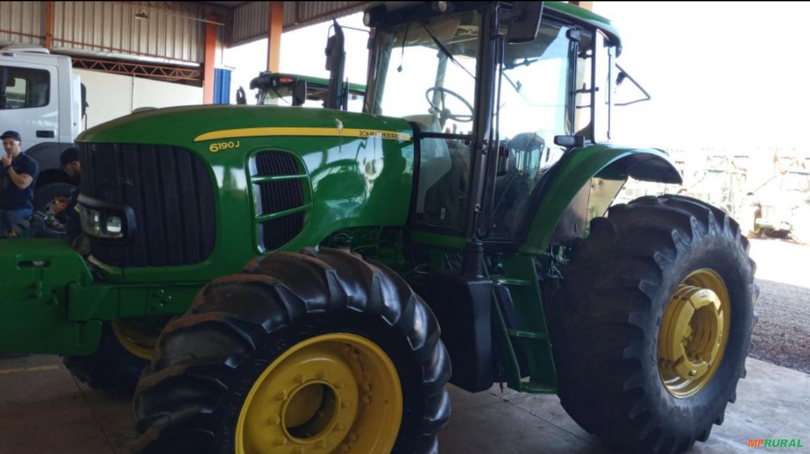 Trator John Deere 6190J Ano 2018, Com Kit Gps, 5400 Horas em 800736