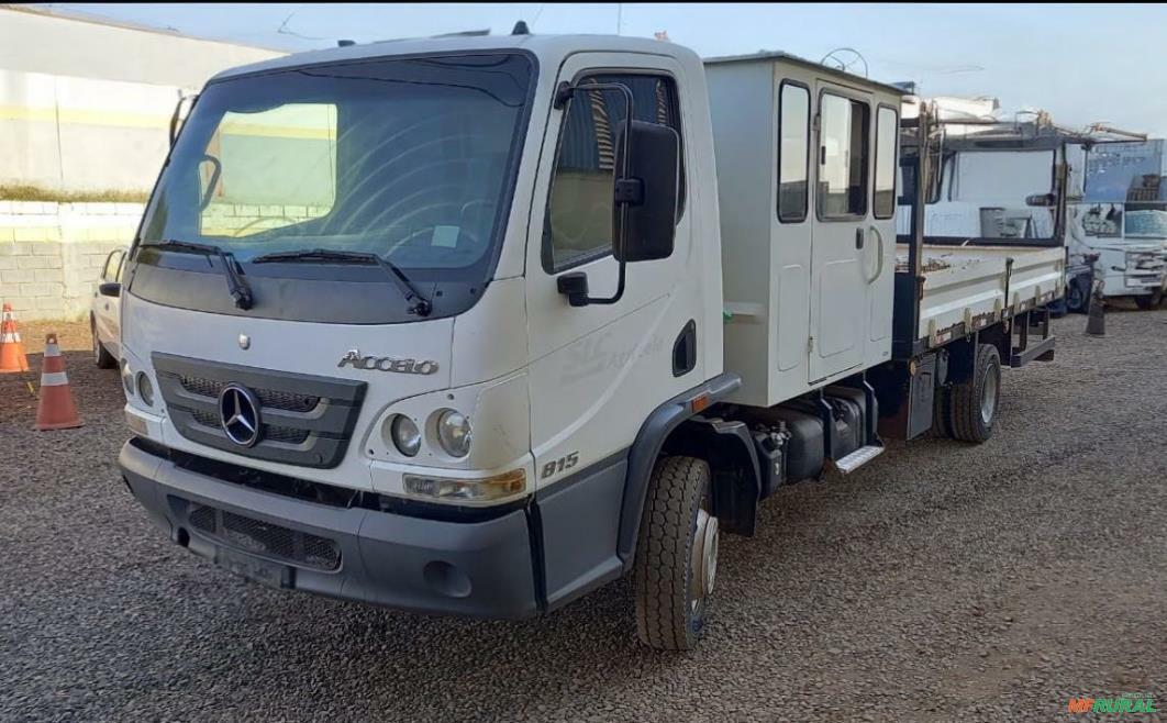 Mb Accelo 815 Ano 2020 Com Carroceria Metálica, Cabine 811180