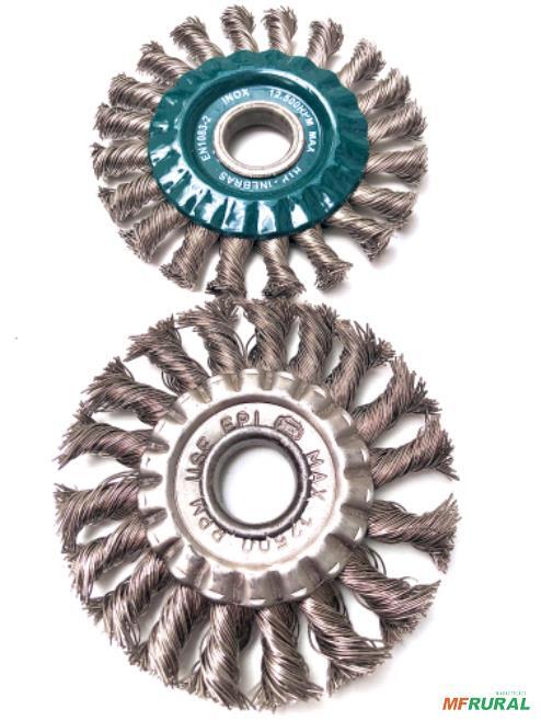 Escova Circular Trançada Aço Inox em Osasco SP à venda. Compre 698739