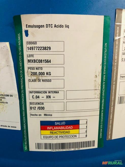 Acido Carboxilico (Emulsogen Dtc Acido Liq) em São Paulo SP à 425238
