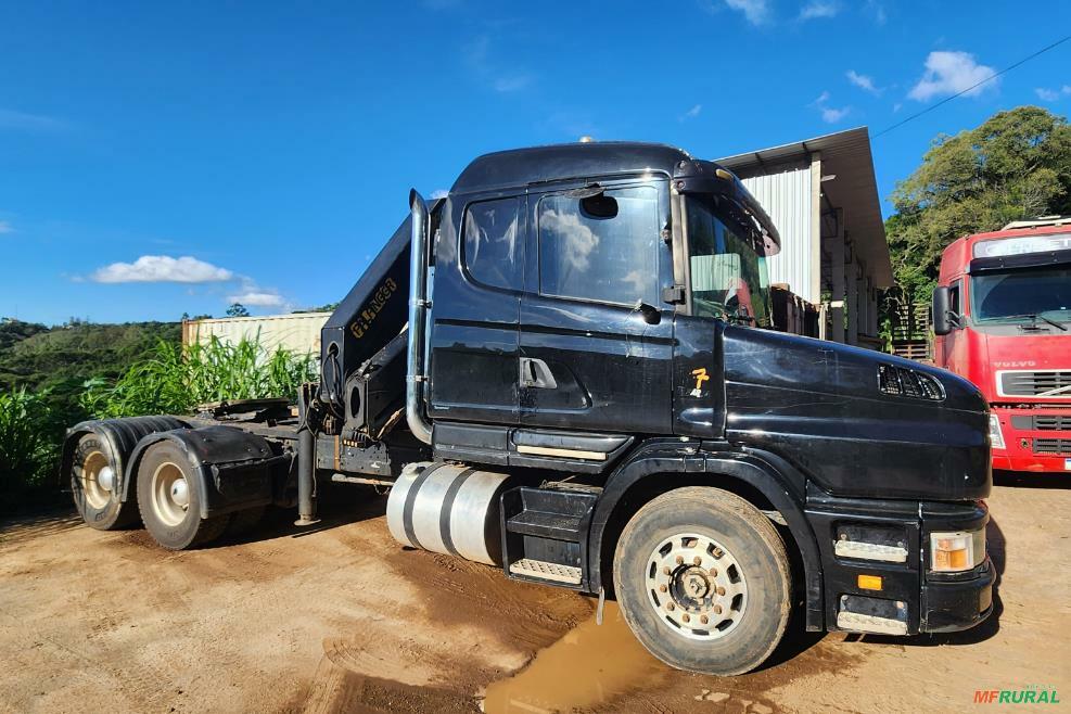 Caminhão Scania 114 Com Munck Palfinger Pkk 23000 em Nova 790744