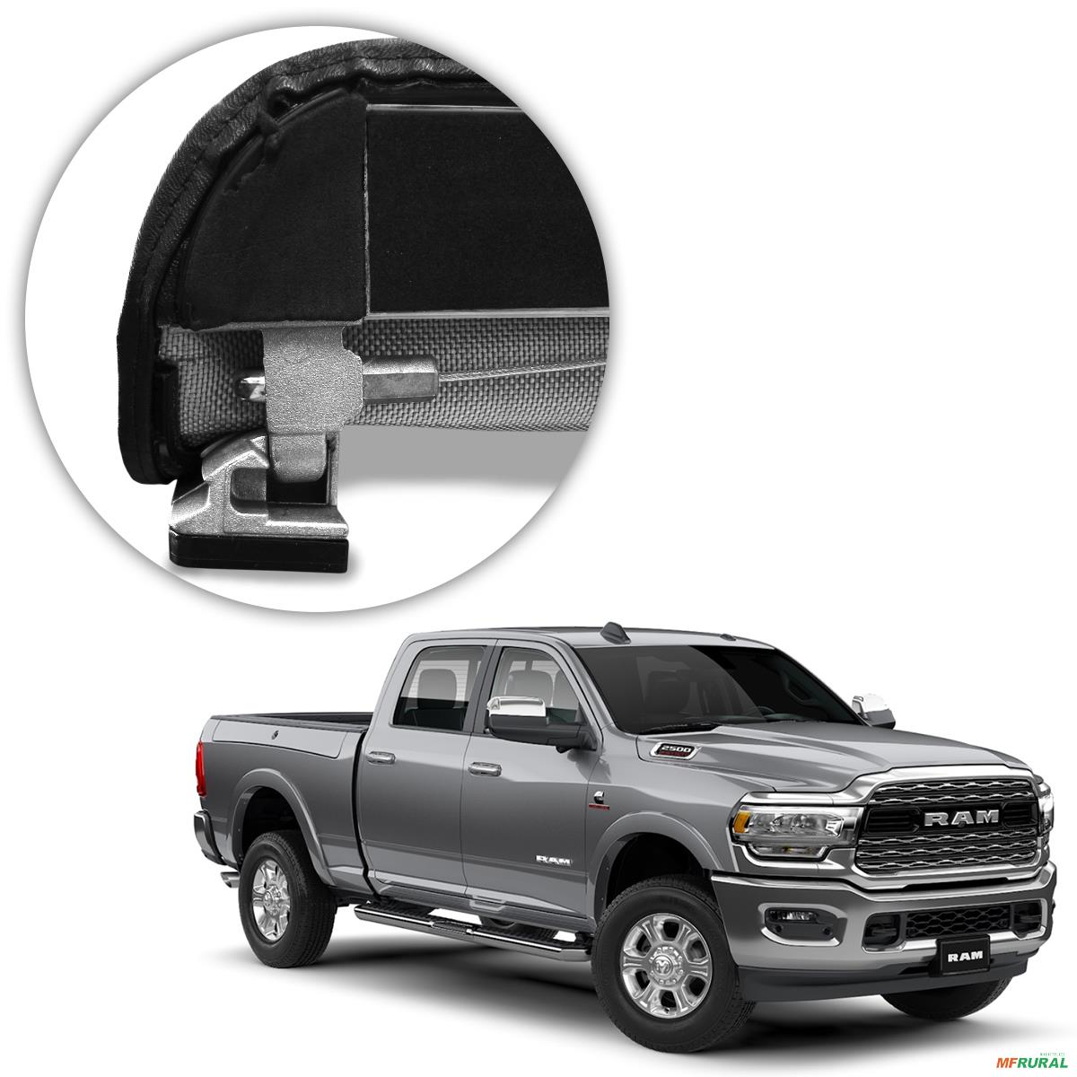 Capota Maritima Dodge Ram 2500 3500 2016 A 2023 Com Bau Roller 594004
