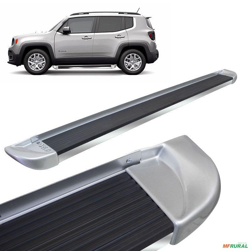 Estribo Lateral Jeep Renegade 2015 A 2020 Prata Melfi Stribus em 594391