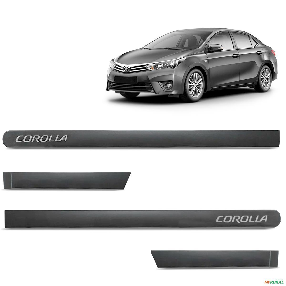 Jogo de Friso Lateral Corolla 2015 A 2023 Cinza Granito em 595489