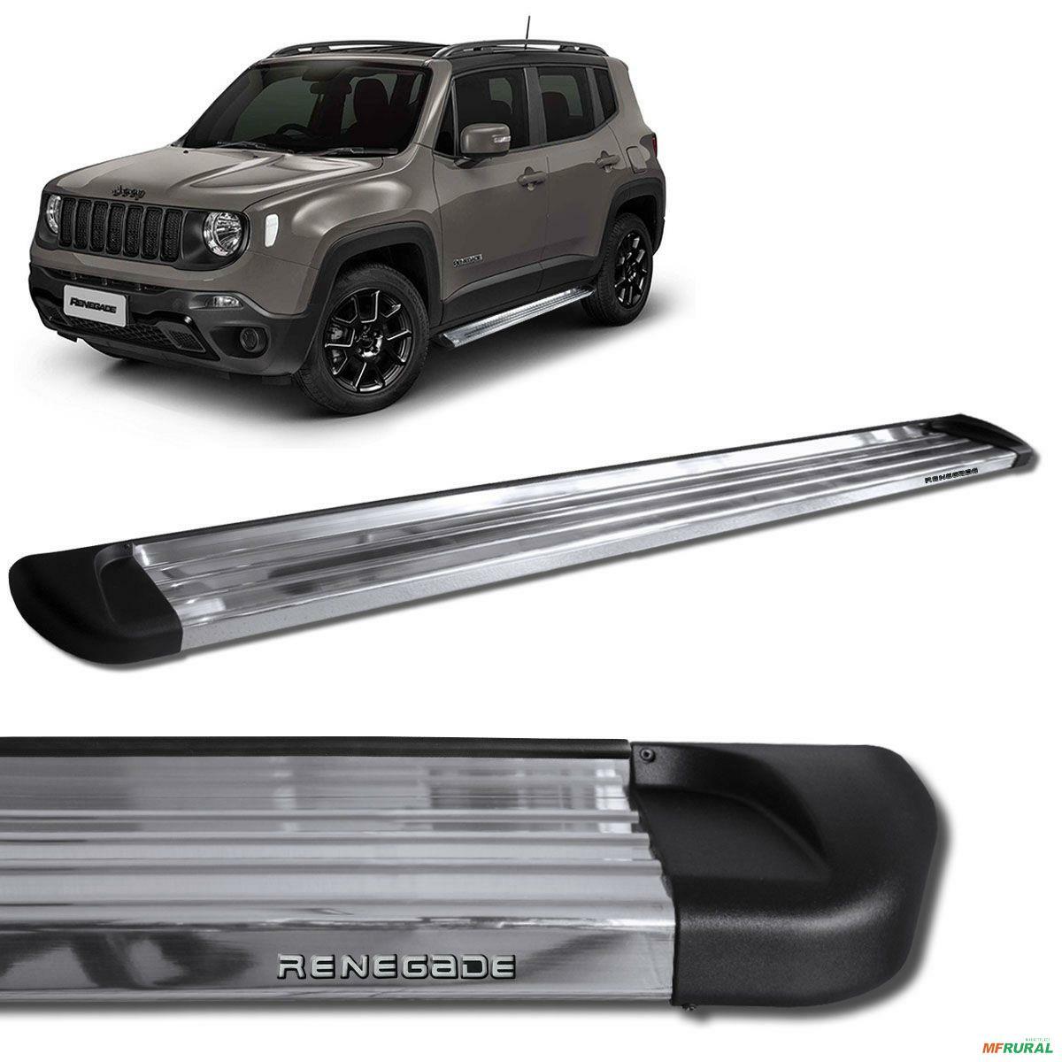Estribo Lateral Jeep Renegade 2016 A 2023 Aluminio Polido Track 596010
