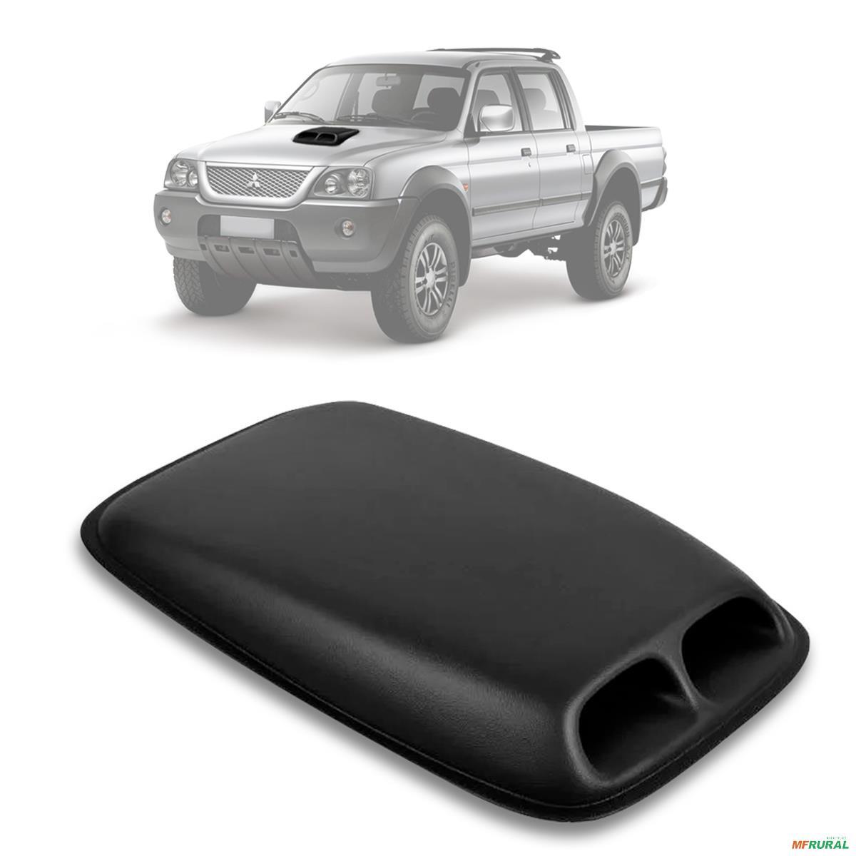 Scoop Tomada Entrada ar Capo L200 Universal Aplique Preto em 597092