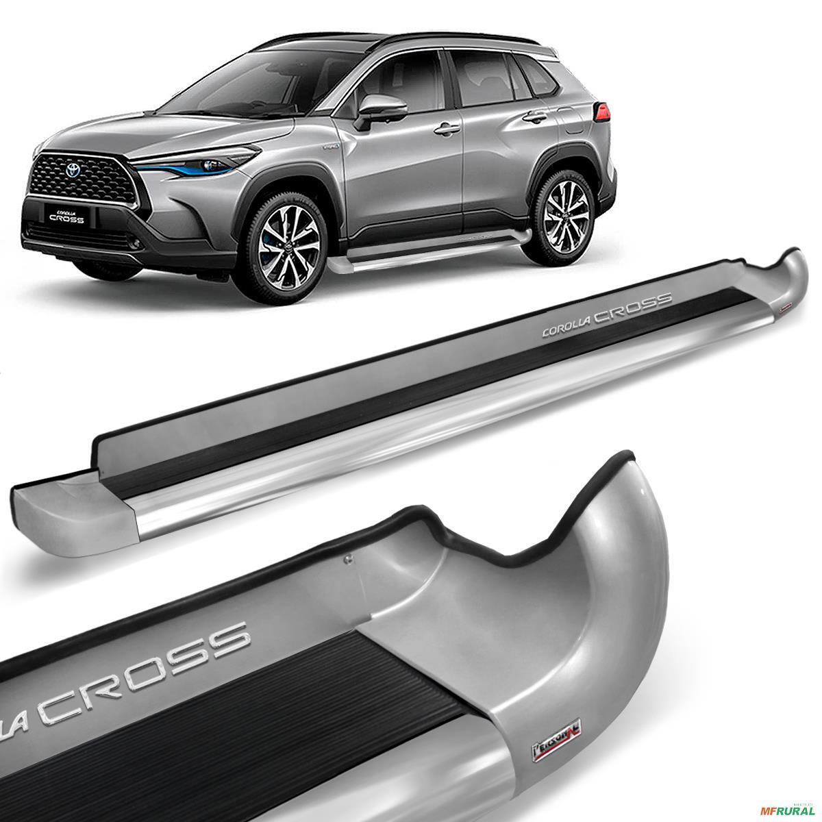 Estribo Lateral Corolla Cross 2021 A 2023 Personalizado Prata 597337