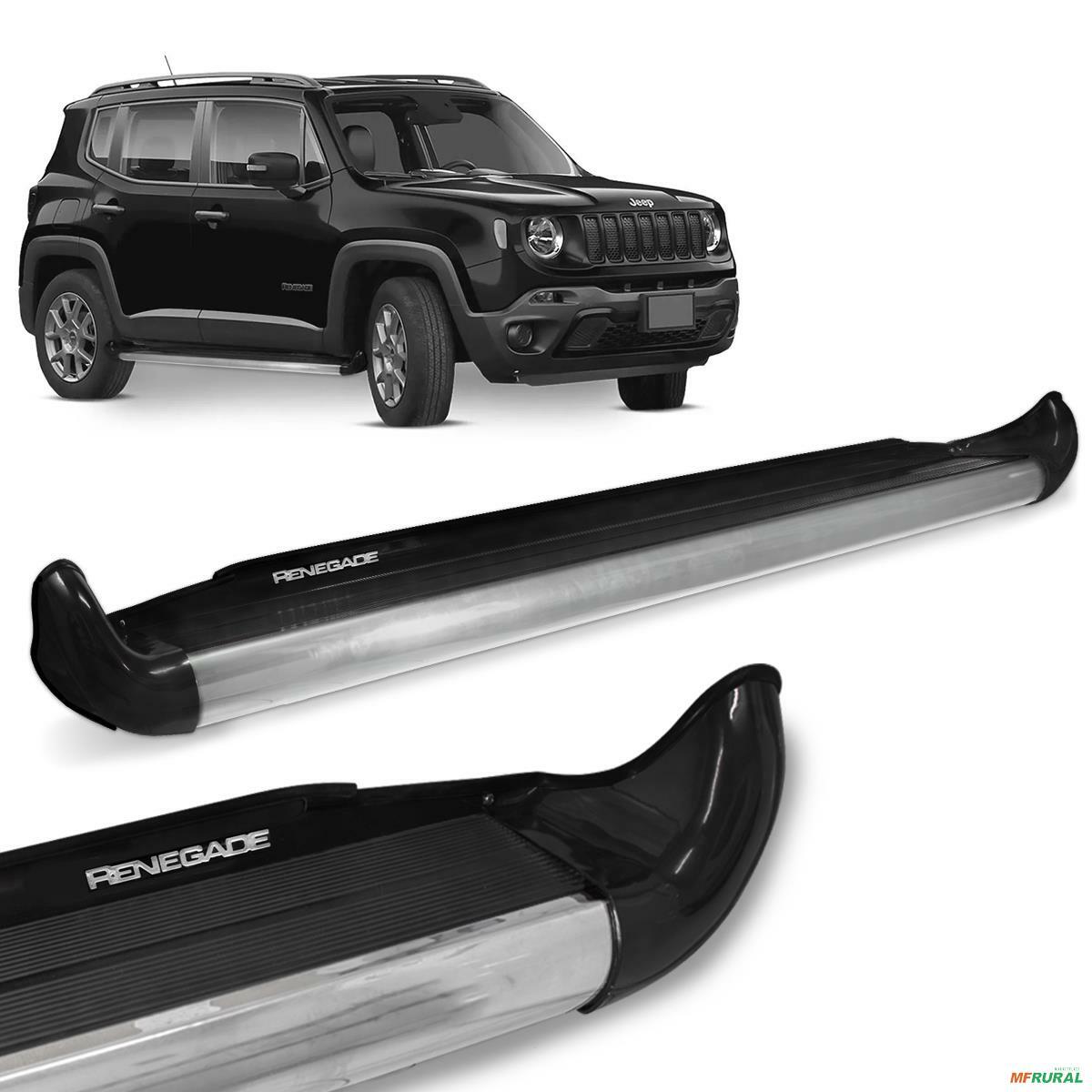 Estribo Lateral Jeep Renegade 2016 A 2023 Preto Fosco Personal 608072