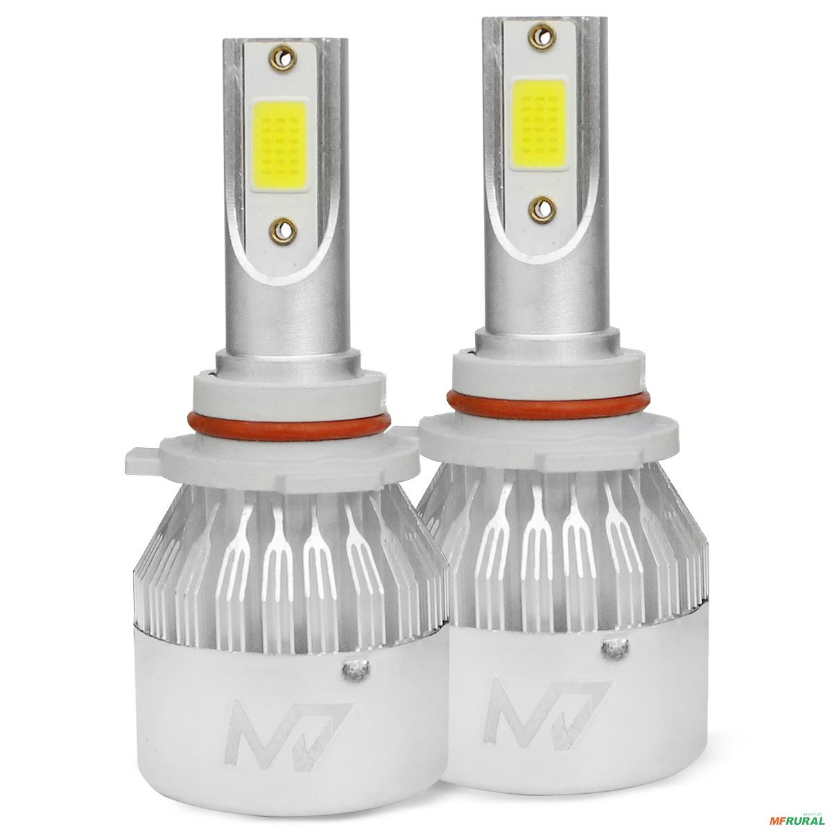 Kit Lâmpadas Led Hb4 6000K Headlight R8 M7 3200 Lumens 38W em 610003