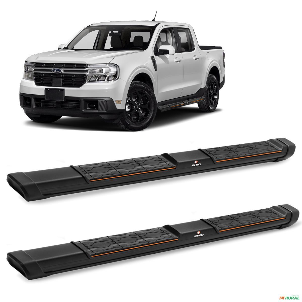 Estribo Lateral Ford Maverick 2022 2023 Preto Keko my Road em 641862