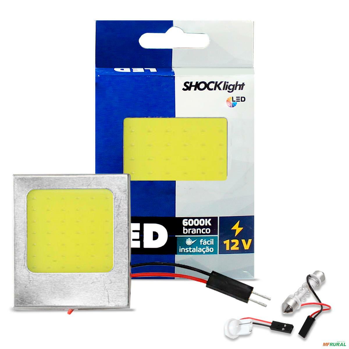 Placa de Led T10 Torpedo Cob 48 Led 6000K 12V Com Canbus 671888