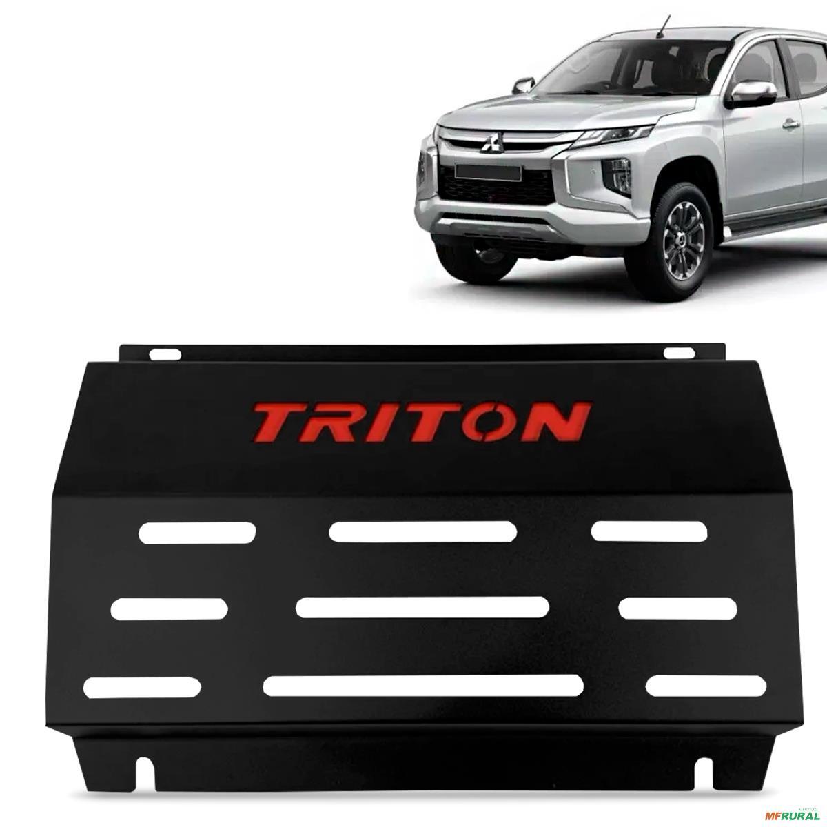 Protetor de Carter L200 Triton Sport 2021 A 2023 Preto Fosco 674993