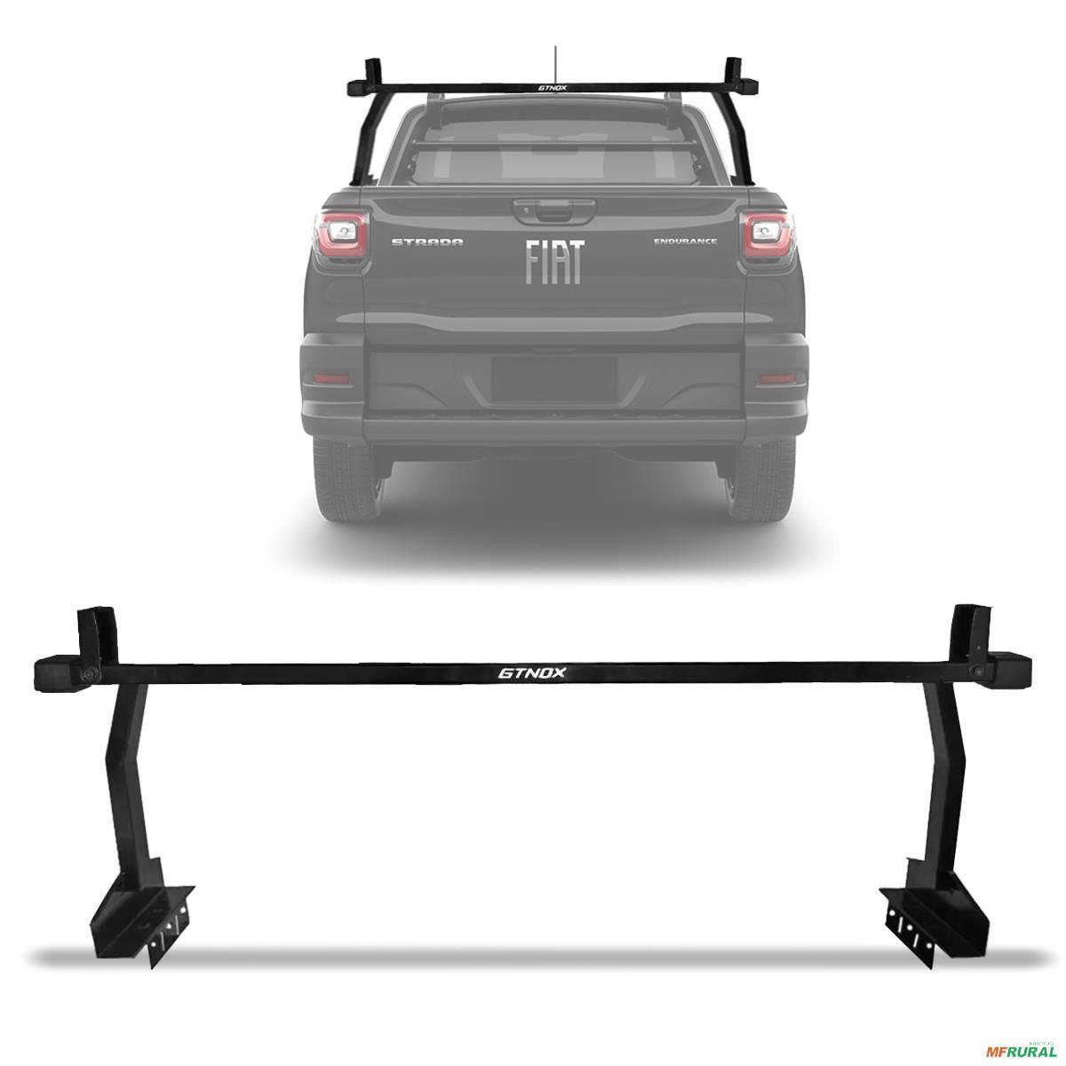Rack Alto Caçamba Goleira 1,60Mts Universal Aço Carbono Preto em 675111