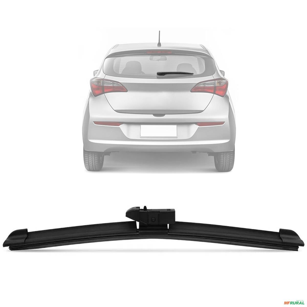 Palheta Limpador Parabrisa 15 Polegadas Traseira Encaixe Gancho 675149