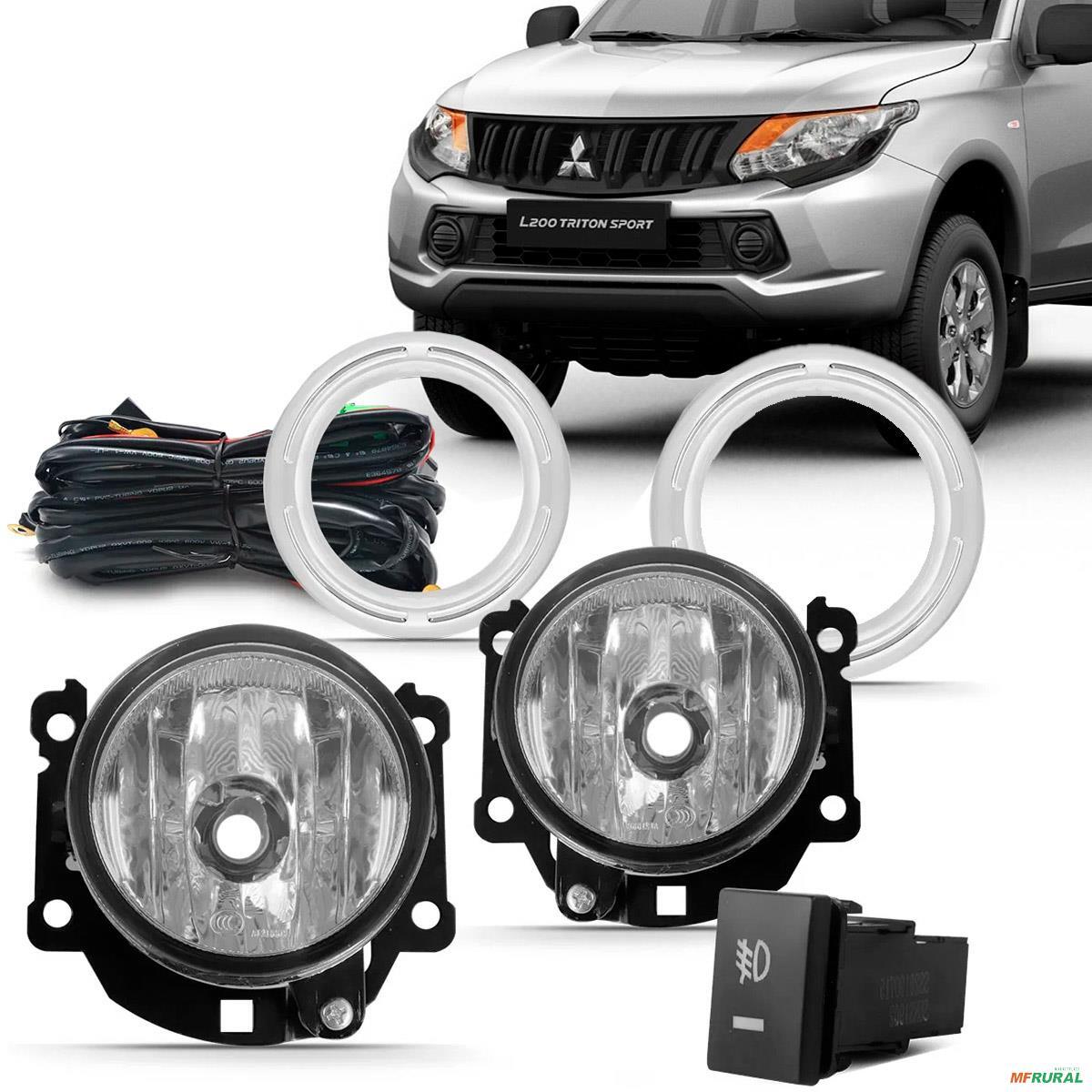 Kit Farol de Milha L200 Triton Sport 2017 A 2019 Auxiliar 675255