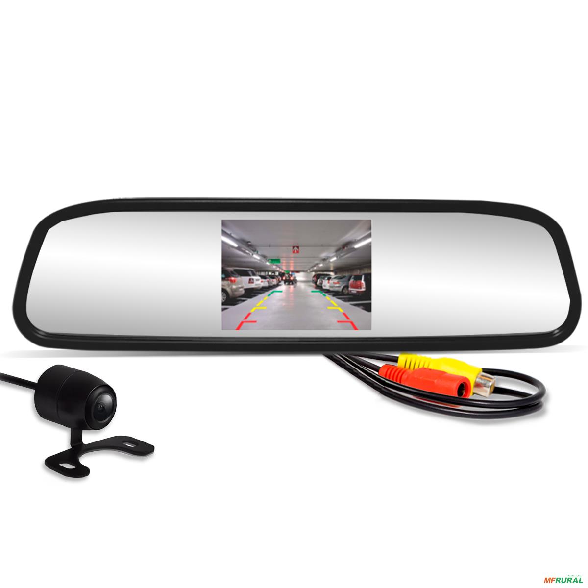 Retrovisor M7 Com Tela Lcd 4.3 Polegadas Com Câmera de Ré em 842136