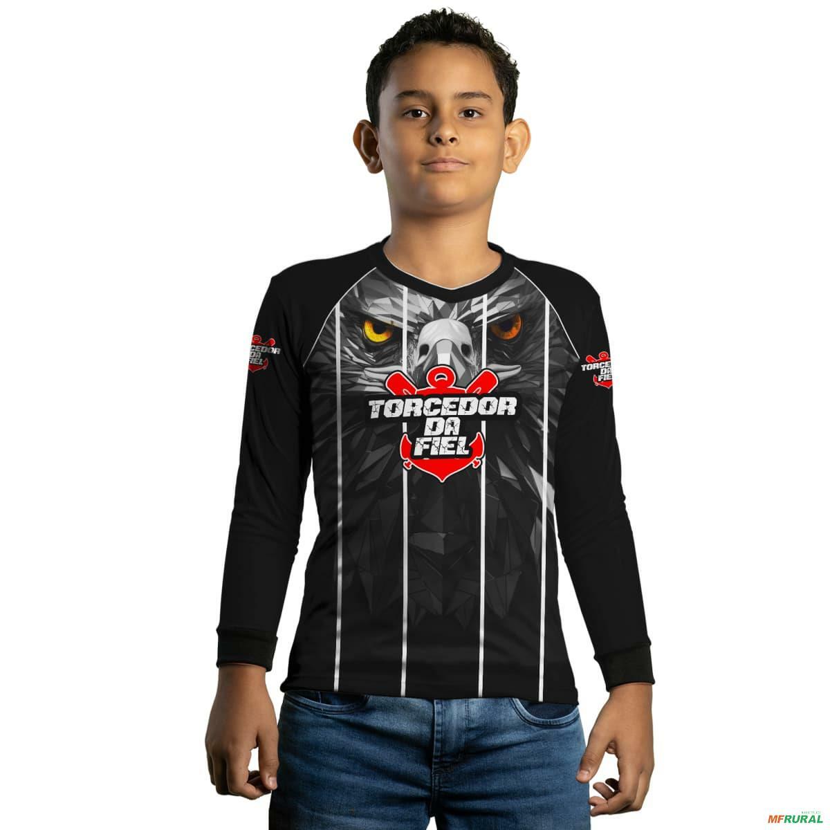 Camisa Futebol Brk Agro Torcedor da Fiel Com Proteção Uv50+ - 838038