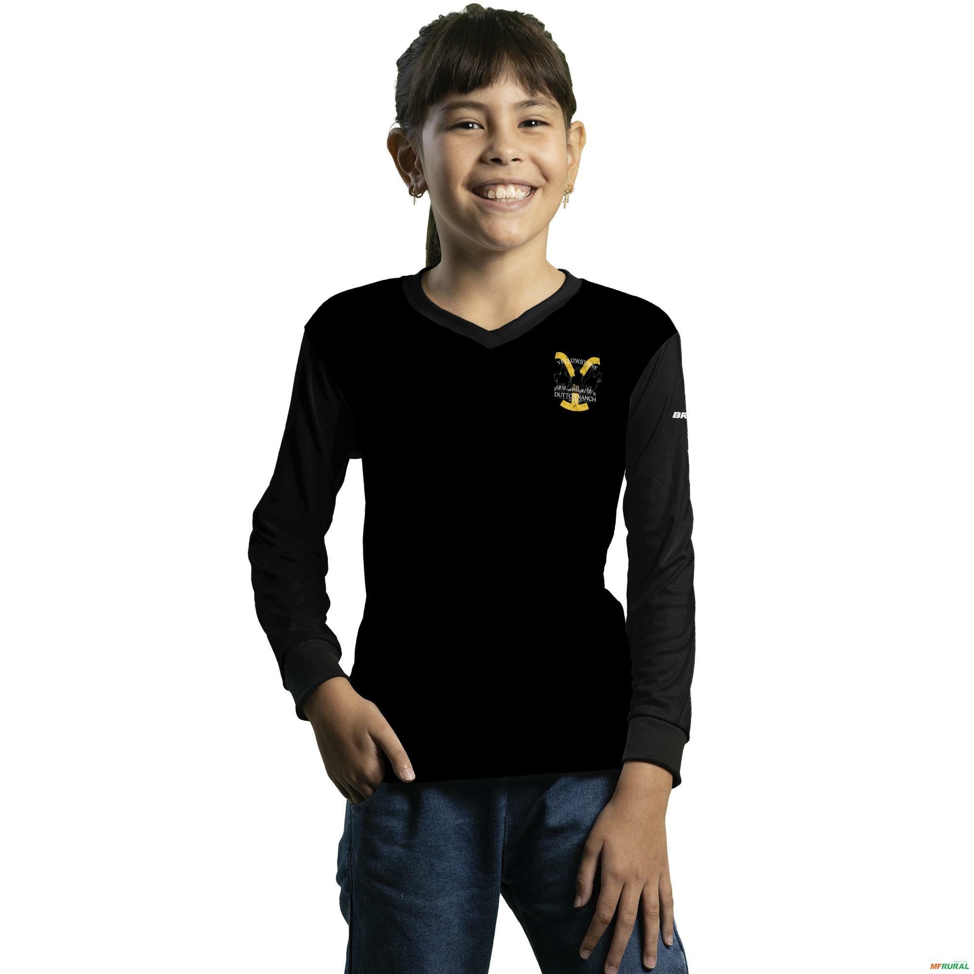 Camisa Agro Brk Yellowstone Básica Com Proteção Solar Uv50+ - 848829