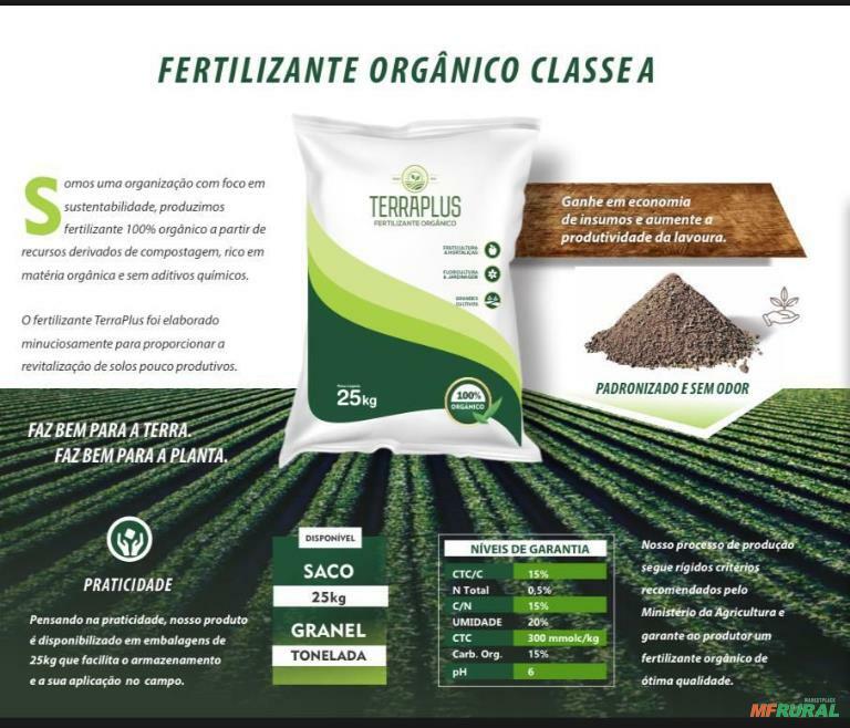 Fertilizante Orgânico - 25 kg - Adubo 100% Orgânico em Juatuba 721137