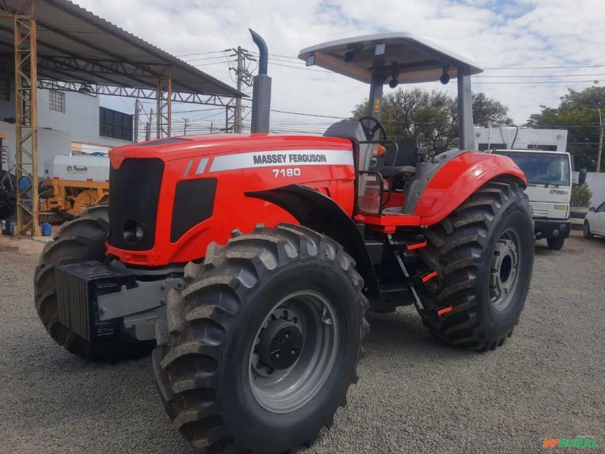 Trator Massey Ferguson 7180 4X4 Ano 12 em São Carlos SP à venda. 635489