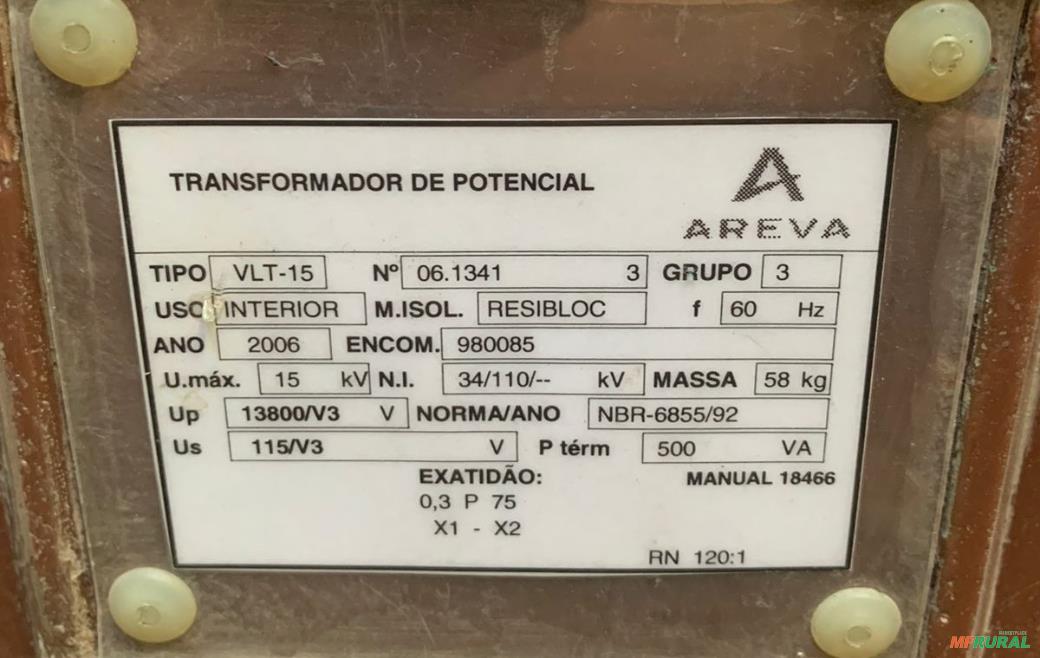 Transformador Areva em Rio de Janeiro RJ à venda. Compre direto 832582