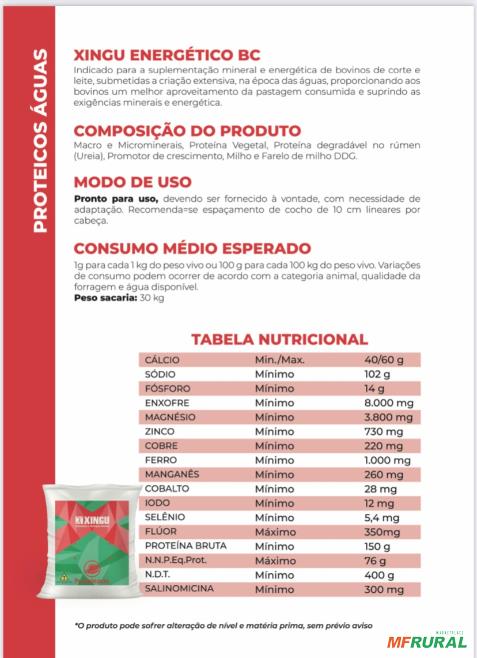 Ração Xingu Energético Bc em Jales SP à venda. Compre direto 752953