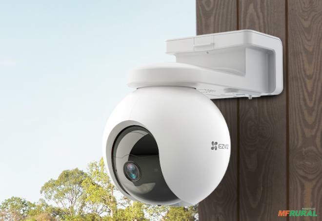 Câmera Externa 360º A Bateria 4G Com Painel Solar em Joaçaba SC 802232