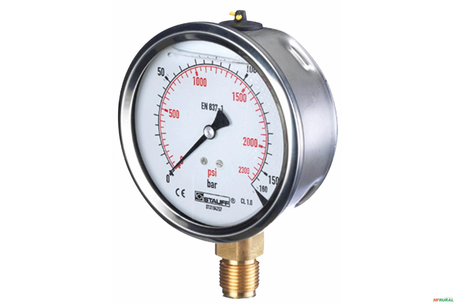 Manometro Vertical (Radial) D100 0-160 Bar G1/2 - Stauff 843638