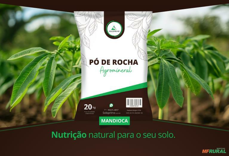 Pó de Rocha Agromineral Soloprime (20 Kg) - Mandioca em Santa 851154