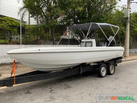 Lancha Fish 19 Pés Com Motor Evinrude 225 Hp. (Ref.: Lancha) em 614295